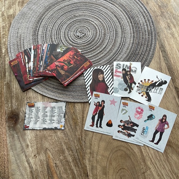 Toys | Camp Rock Trading Cards And Stickers | Poshmark